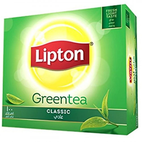 Lipton Classic Green Tea Bags 100 Sachet